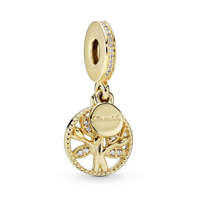 Sparkling Family Tree Dangle Charm – Stylee