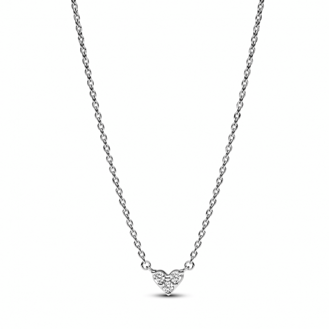 Triple Stone Heart Collier Necklace – Stylee