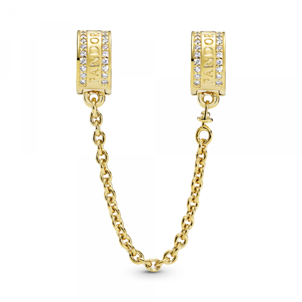 Pandora Logo Safety Chain Clip Charm – Stylee