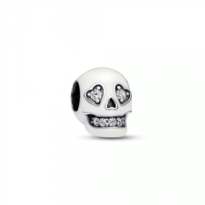 Glow-in-the-dark Sparkling Skull Charm – Stylee