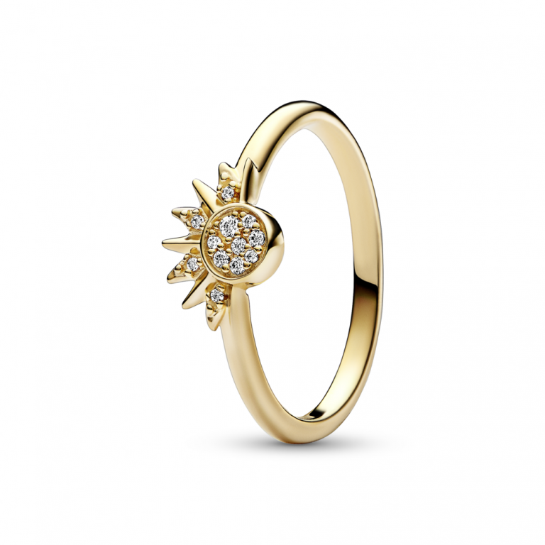 Celestial Sparkling Sun Ring – Stylee