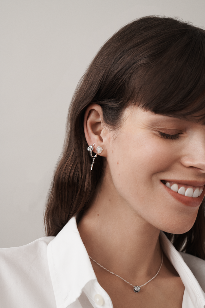 Sparkling Round Halo Pendant Collier Necklace – Stylee